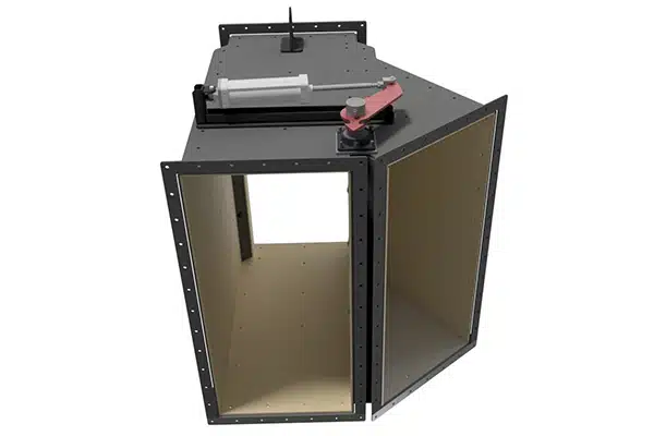 2-Way Gravity Diverter for Analcime Wet Cake | KWS Manufacturing ...