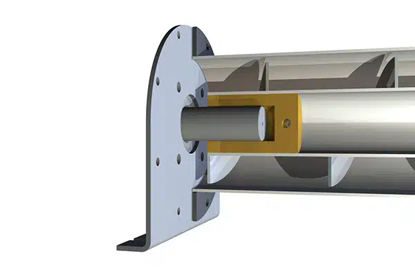Stub End Shafts With no External Seal or Bearing