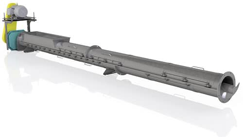 Dryer Feed Screw Conveyor for Koppers Performance Chemicals