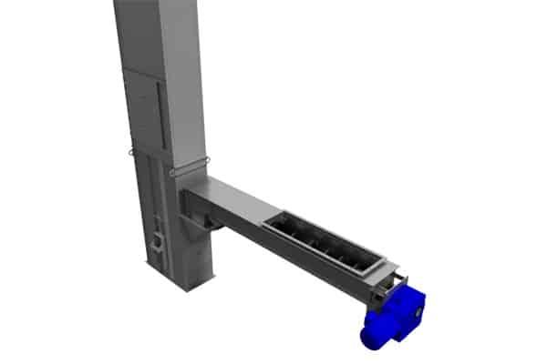 Mass Flow Screw Feeders and Bucket Elevator for Fertilizer Manufacturer