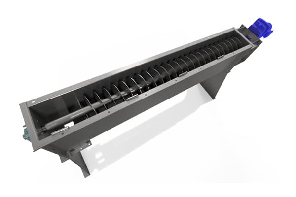 Screw Conveyor Classifier Separates Slurry Mixture Containing Glass ...